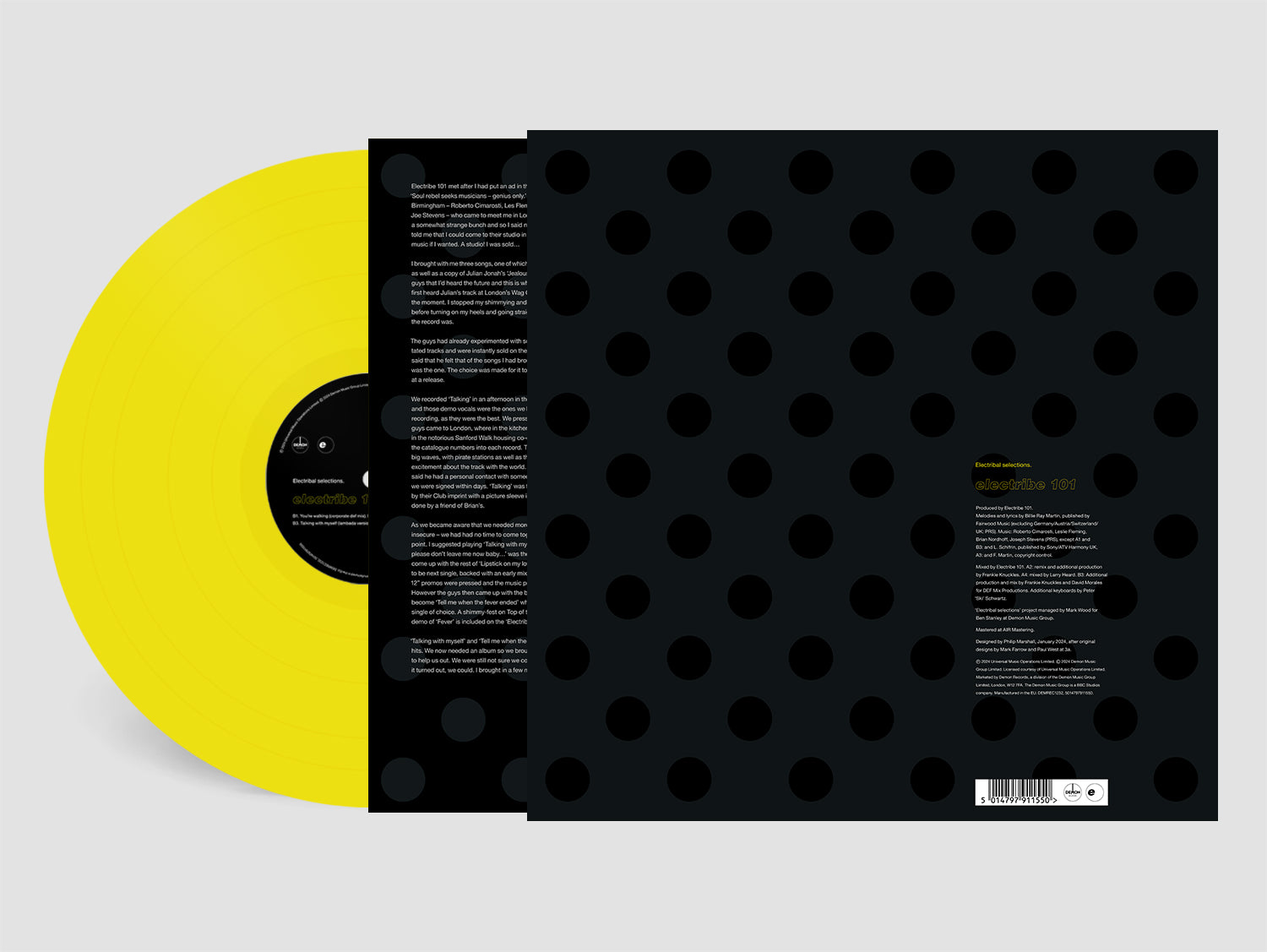 Electribe 101 / Electribal Selections Translucent Yellow Vinyl LP ...