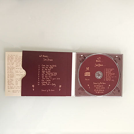 Sam Brown / 43 Minutes remastered *SIGNED* CD edition – theSDEshop.com