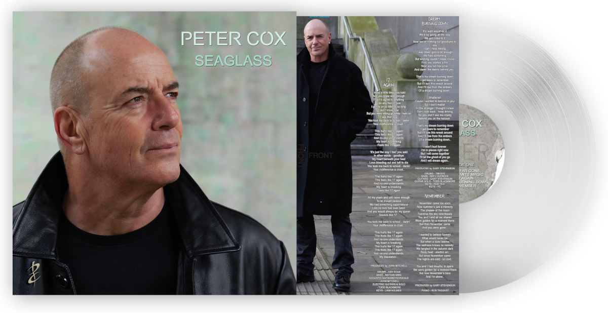 Peter Cox / Seaglass - exclusive clear vinyl LP *signed* – theSDEshop.com