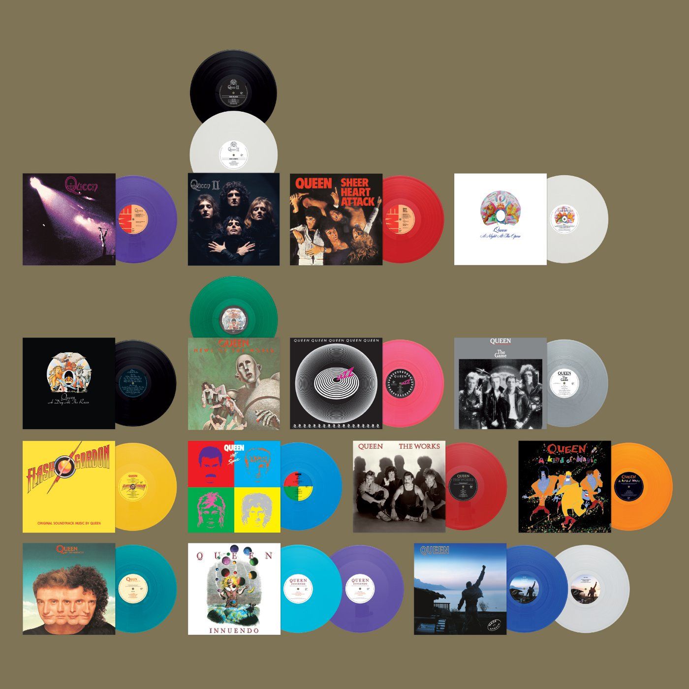 Queen / The Studio Collection 18LP coloured vinyl box set – theSDEshop.com